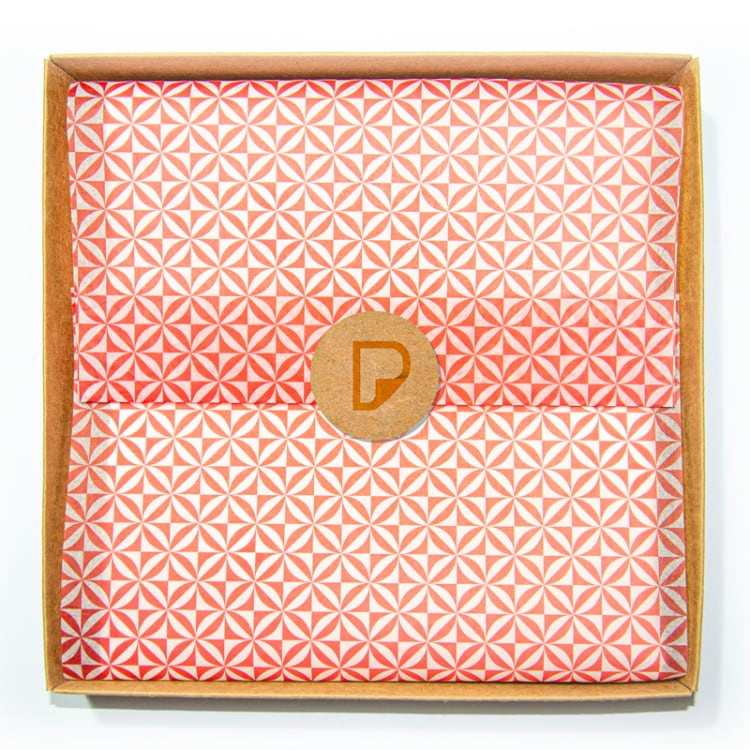 Red Dynamic Patterned Tissue Paper | Paper Bag Co