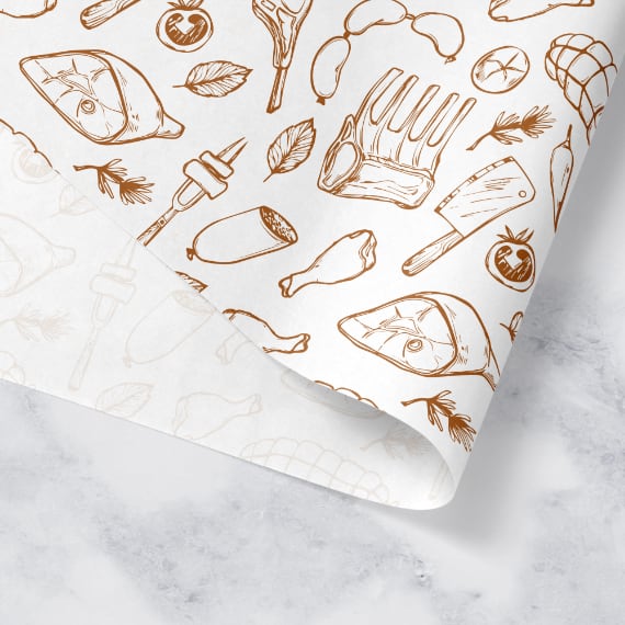 Express Print White Greaseproof Paper | Paper Bag Co