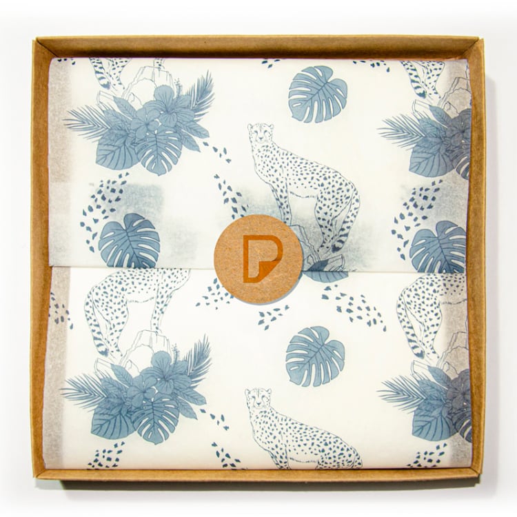 Blue Forest Patterned Tissue Paper | Paper Bag Co