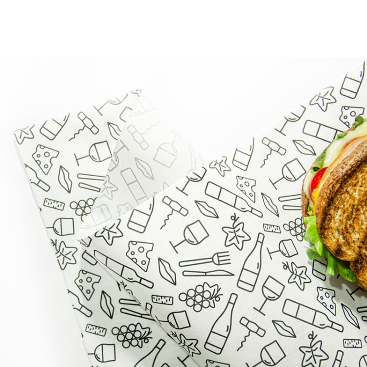 Eat & Drink Greaseproof Paper | Paper Bag Co