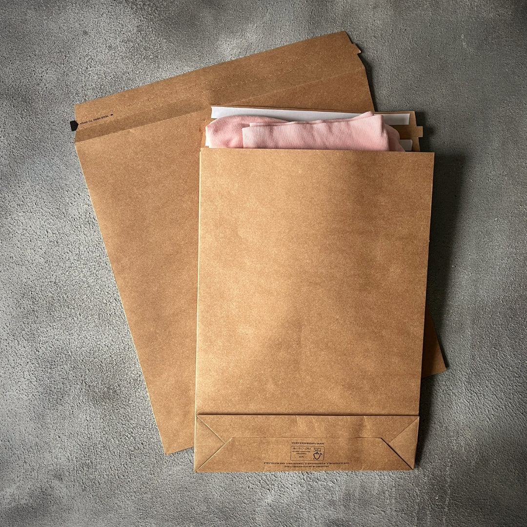 X-Large FSC® Premium Brown Paper Mailing Bags - 400x80x430